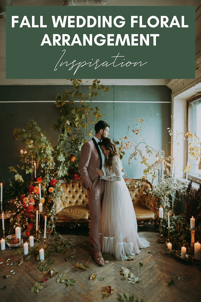 Fall Wedding Floral Arrangement Inspiration | Junebug Weddings