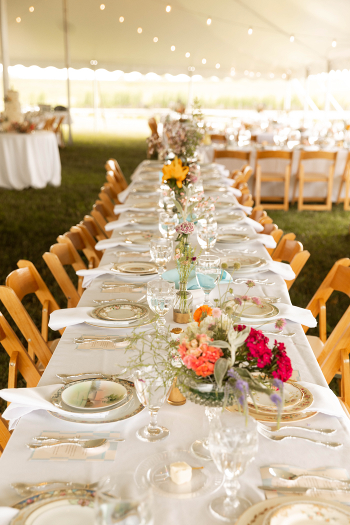 Uniquely Vintage Green Prairie Sod Farms Wedding | Junebug Weddings