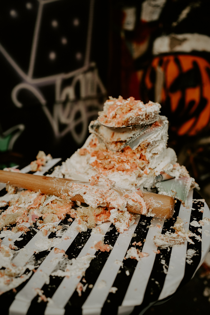 Edgy and Playful Punk Rock Museum Elopement | Junebug Weddings