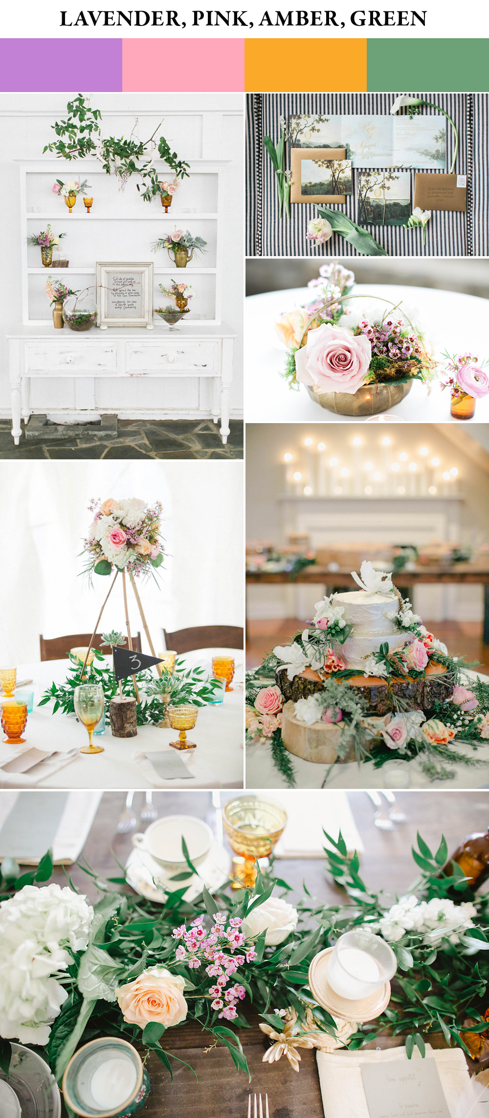7 Chic Color Combos to Brighten Your Spring Wedding | Junebug Weddings