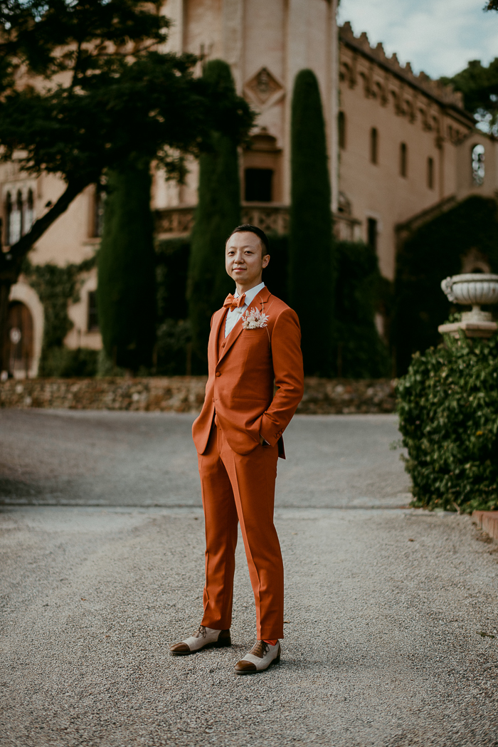 The Dreamy Unconventional Colorful Suit Roundup | Junebug Weddings