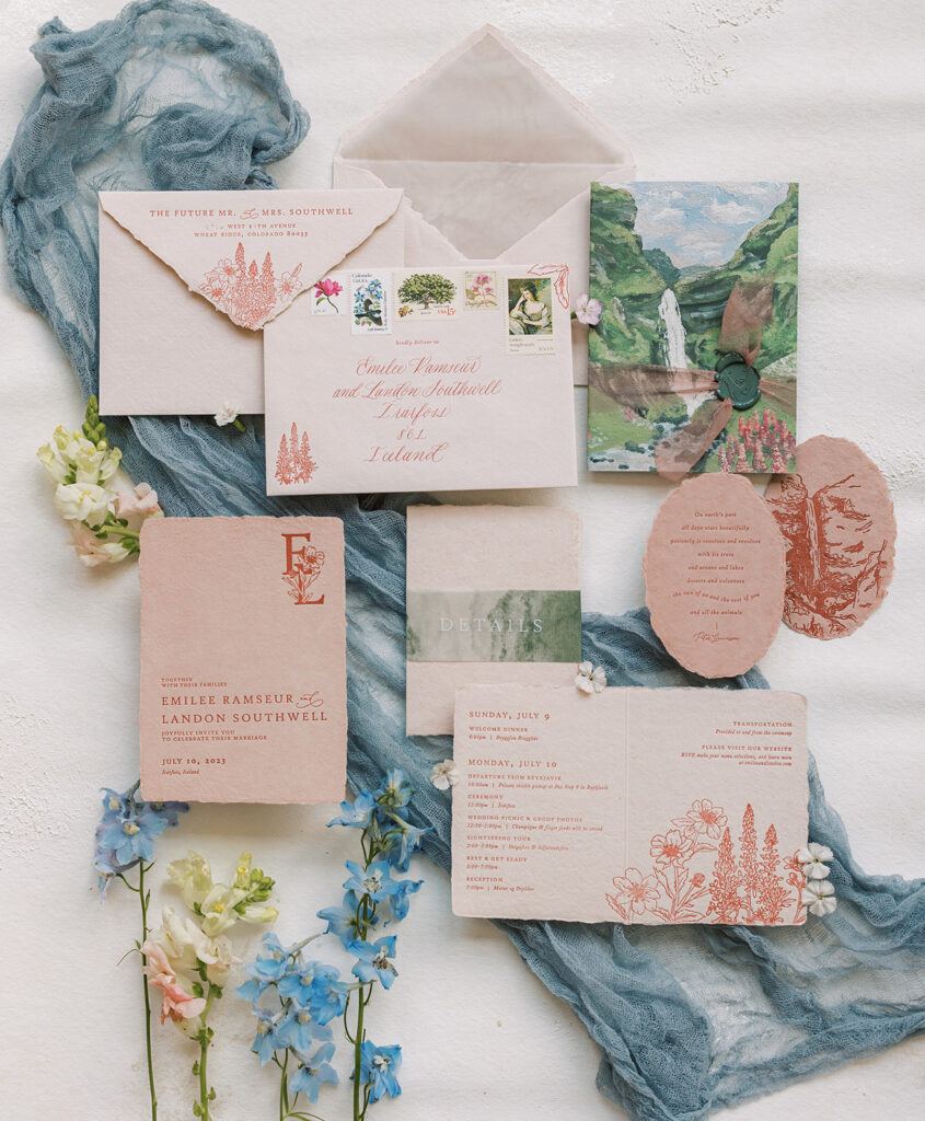 Iceland Destination Wedding with a Private Waterfall Ceremony