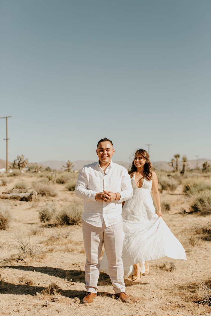 This Sweet Joshua Tree Elopement is a Breath of Fresh Air | Junebug ...